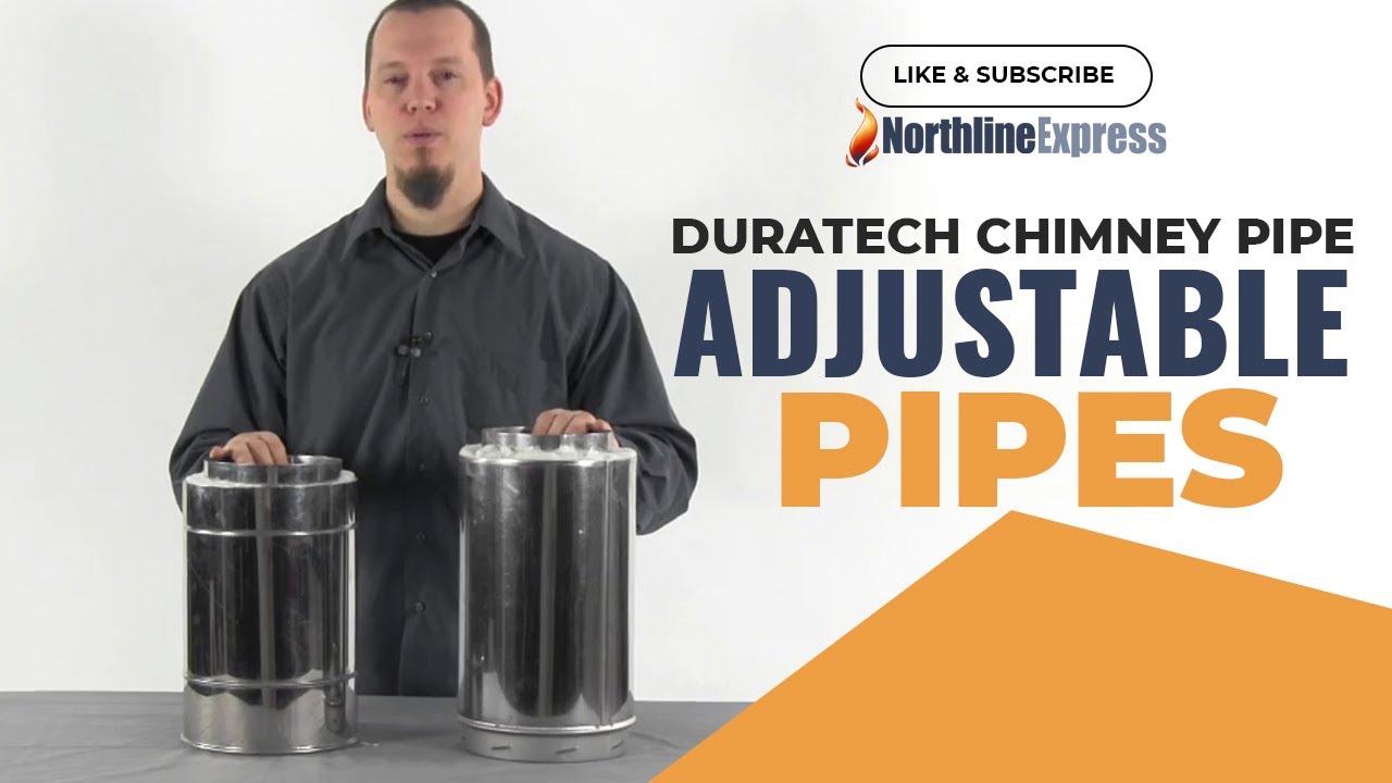 DuraTech Chimney Pipe - Adjustable Pipe - YouTube