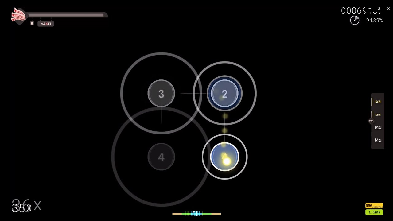osu! 6 digit mode ft revier15 - YouTube