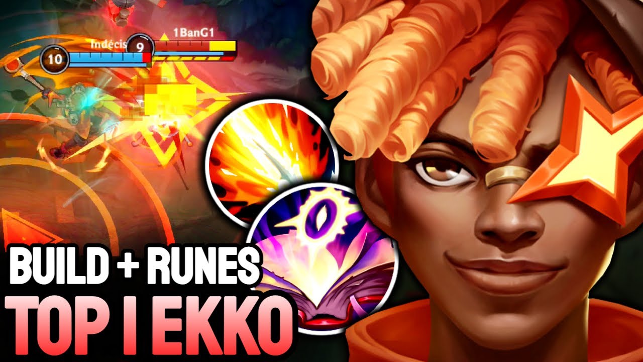 WILD RIFT EKKO - TOP 1 EKKO GAMEPLAY - MASTER RANKED - YouTube