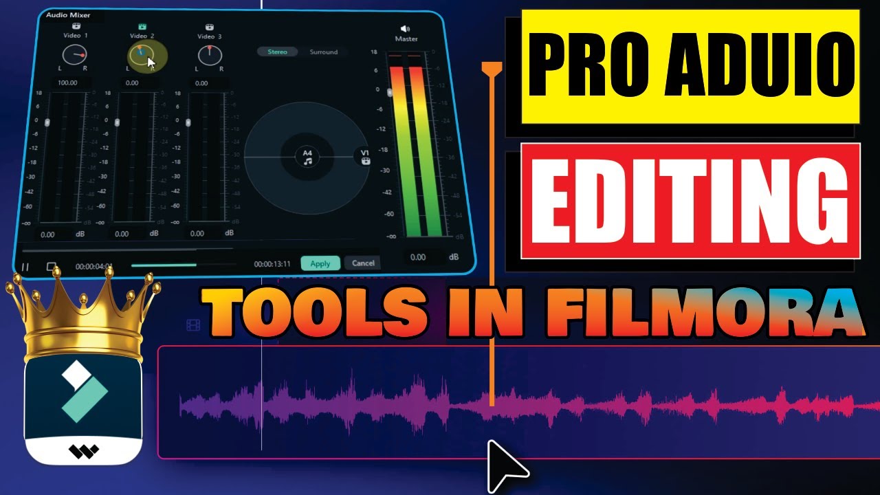 Filmora 14 Complete Tutorial for Beginners – Chapter 8: Audio Mixer, AI ...
