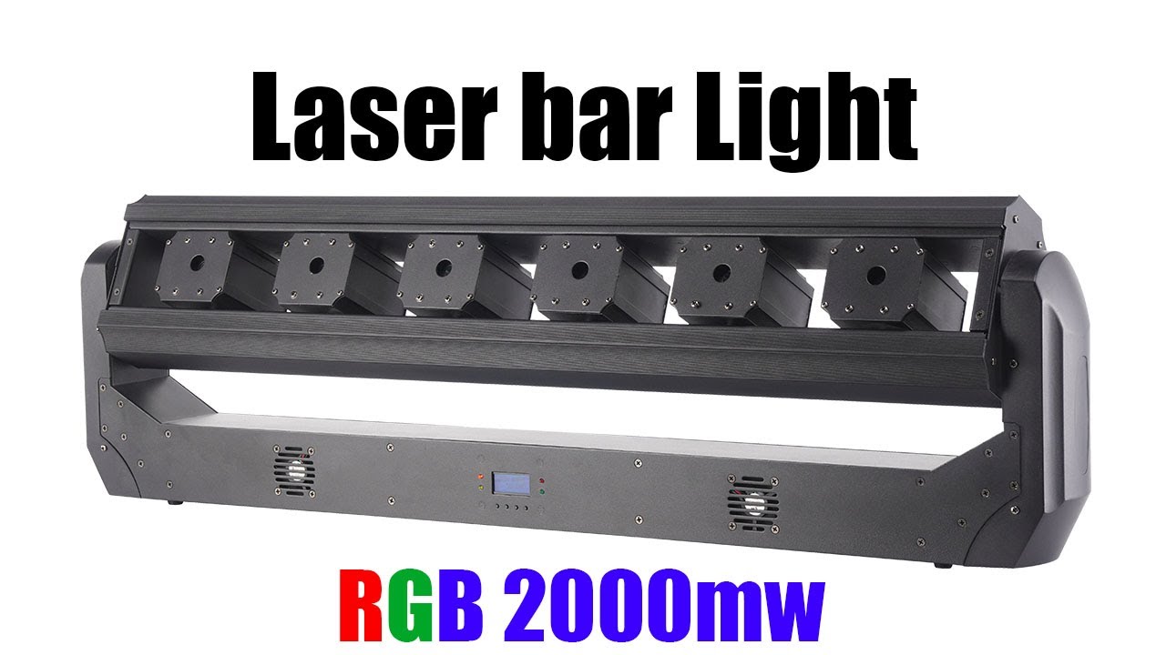 Moving Laser Spider RGB 6 eye full colour moving head laser bar from ...