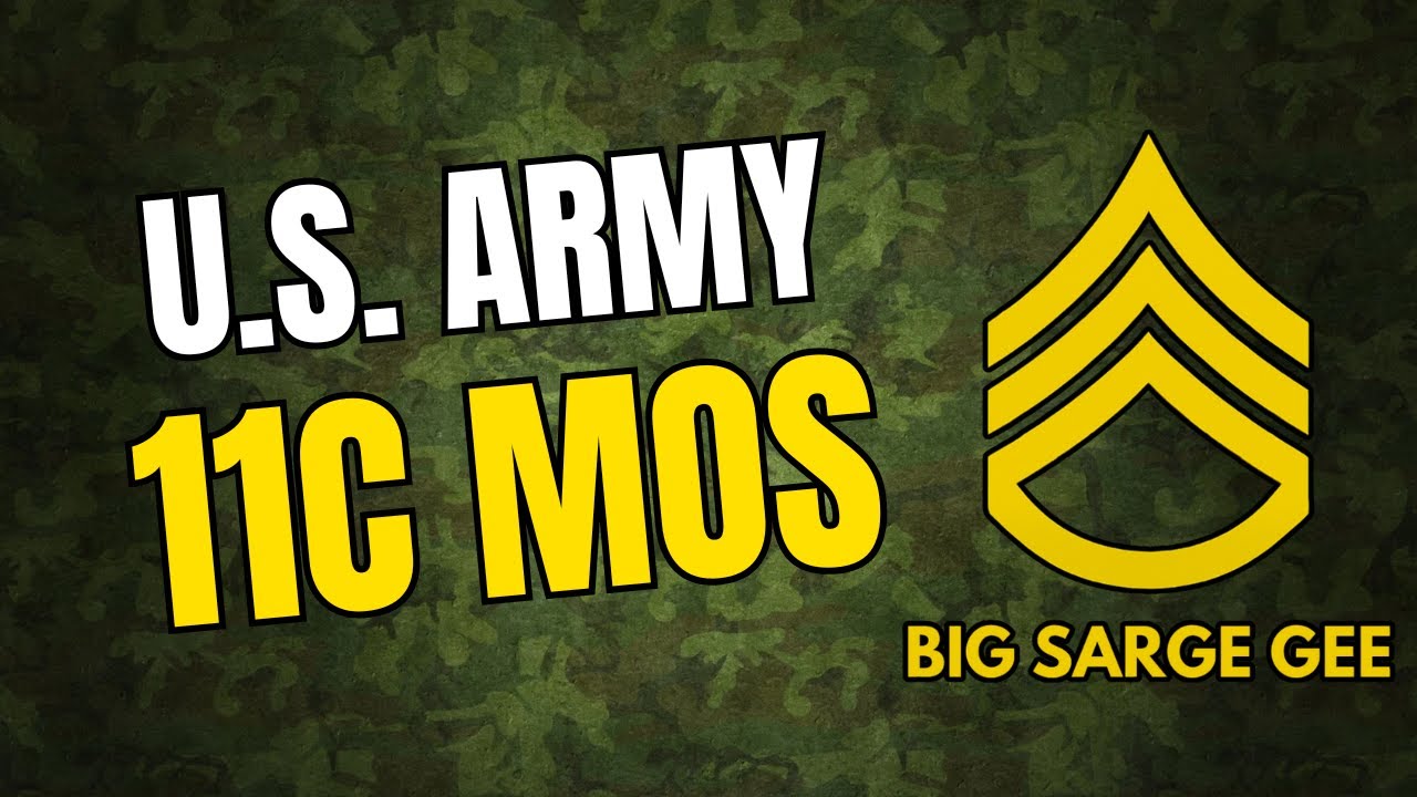 US Army 11C MOS | Indirect Fire Infantryman - YouTube