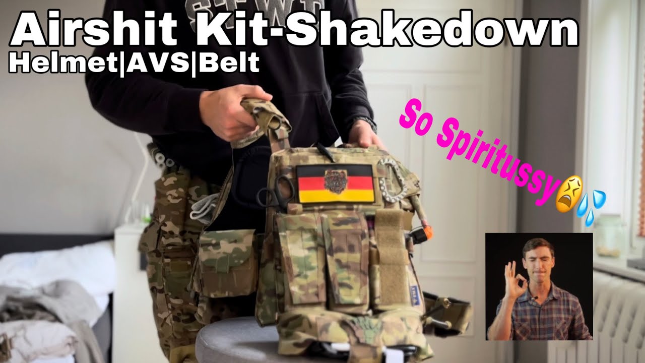 Airsoft Kit-Shakedown [Crye AVS] - YouTube
