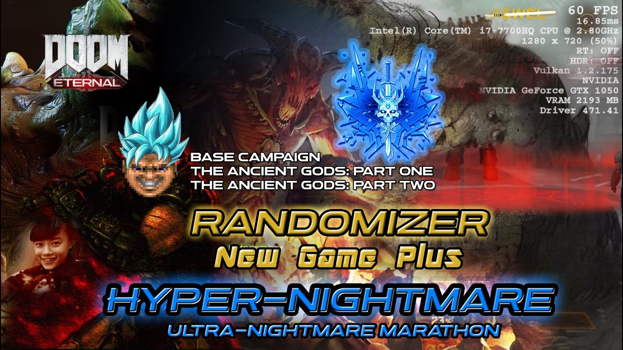 DOOM Eternal Randomizer New Game Plus Hyper-Nightmare - YouTube