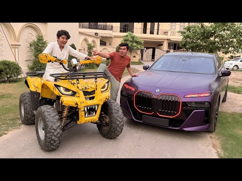 BMW vs Monster Truck Drag Race 😁 