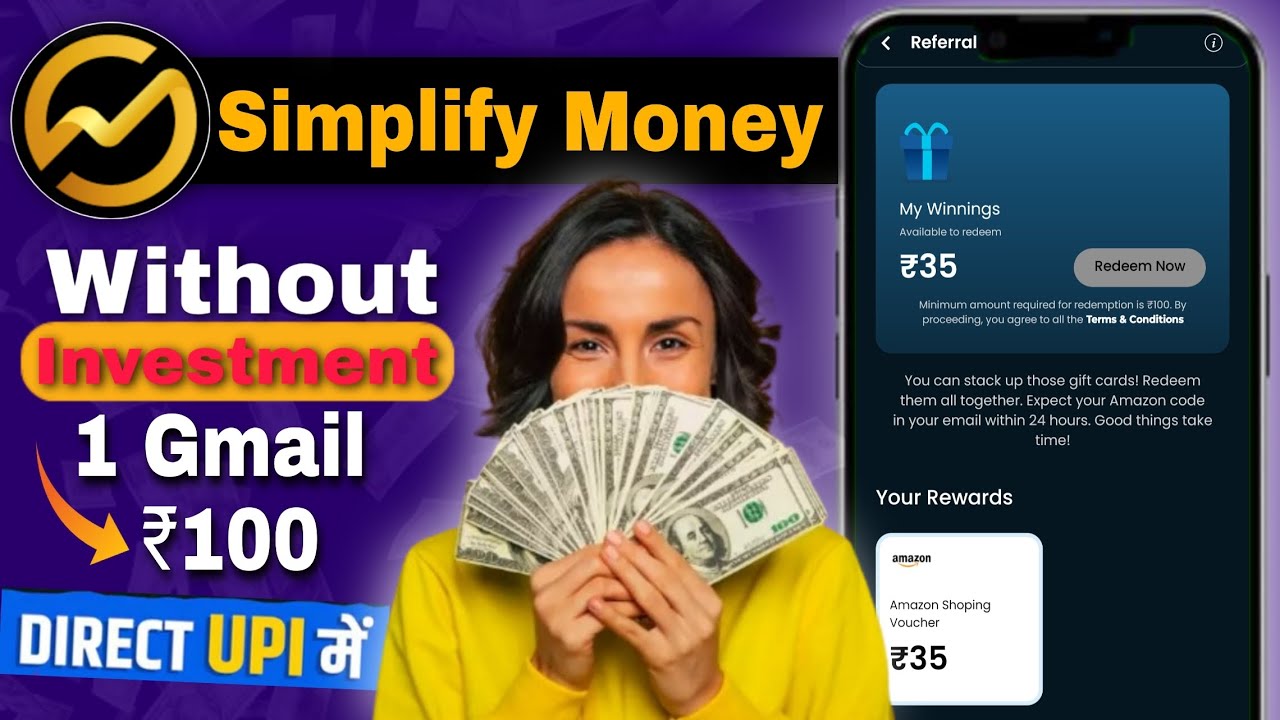 Simplify Money App Full Details 🤑 | How to Earn Without Investment in ...