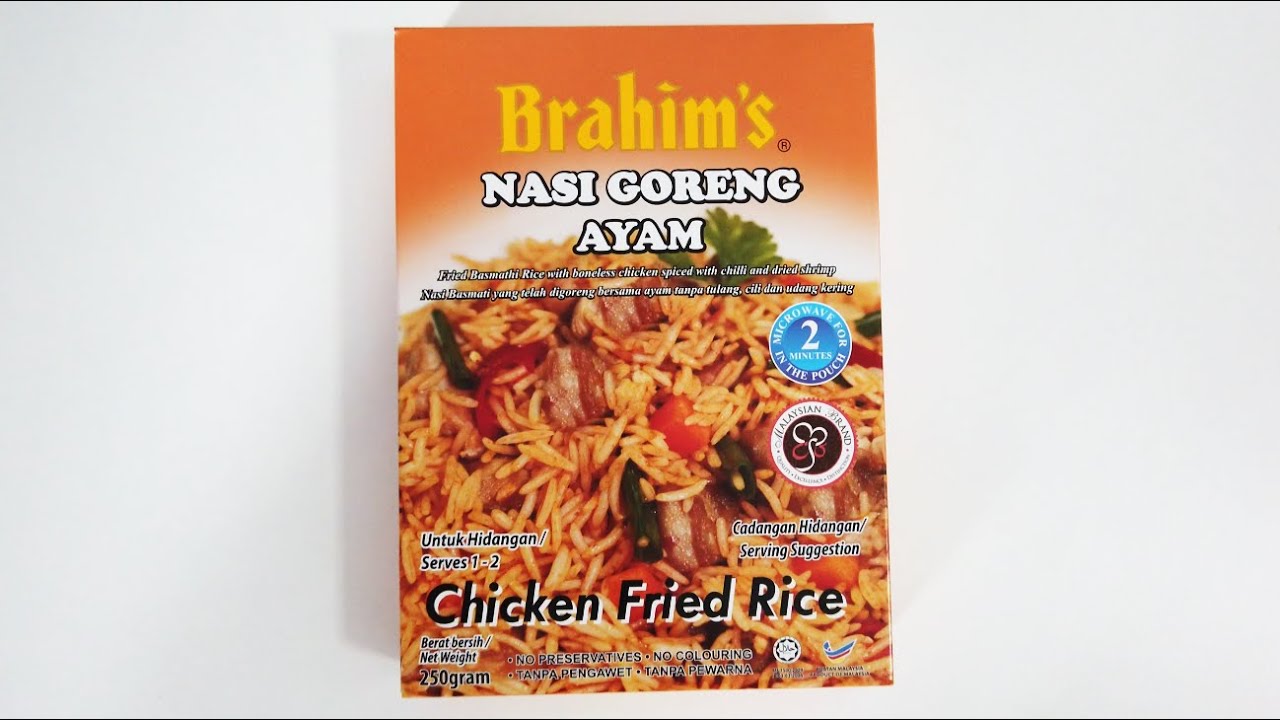 (Malaysia) Chicken fried rice - Brahim's Nasi Goreng Ayam #asmrfood # ...