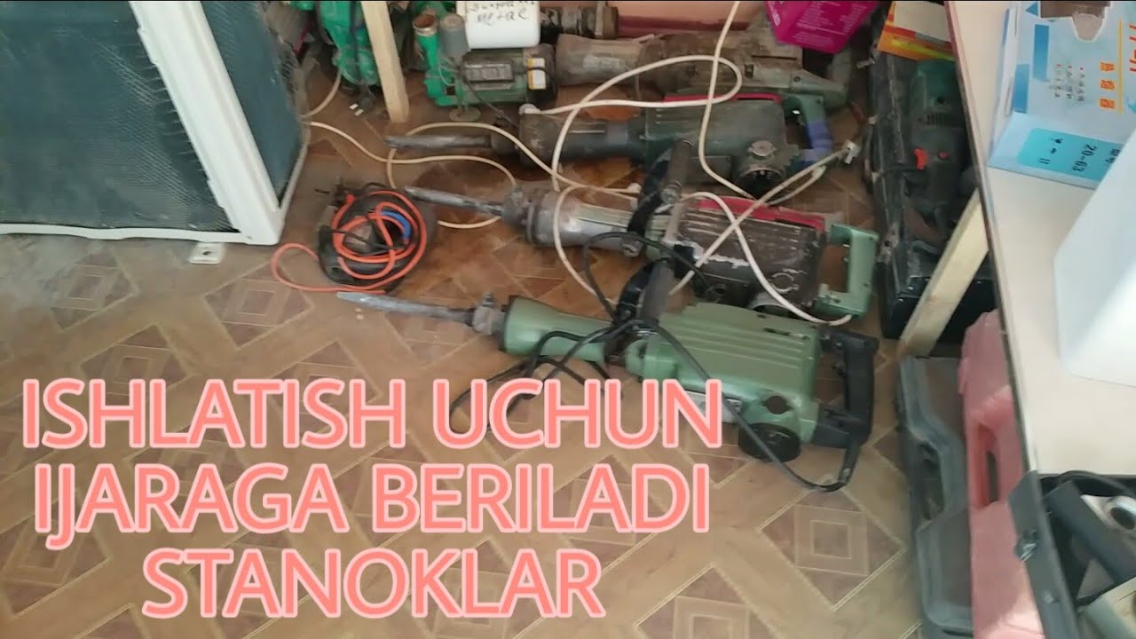 BENZA PILA, BALGARKA, SIVARKA APARATLARINI IJARAGA BERUVCHI DUKON - YouTube