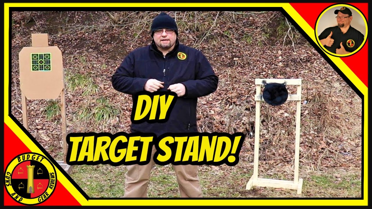 DIY Target Stand- Cheap and Easy! - YouTube