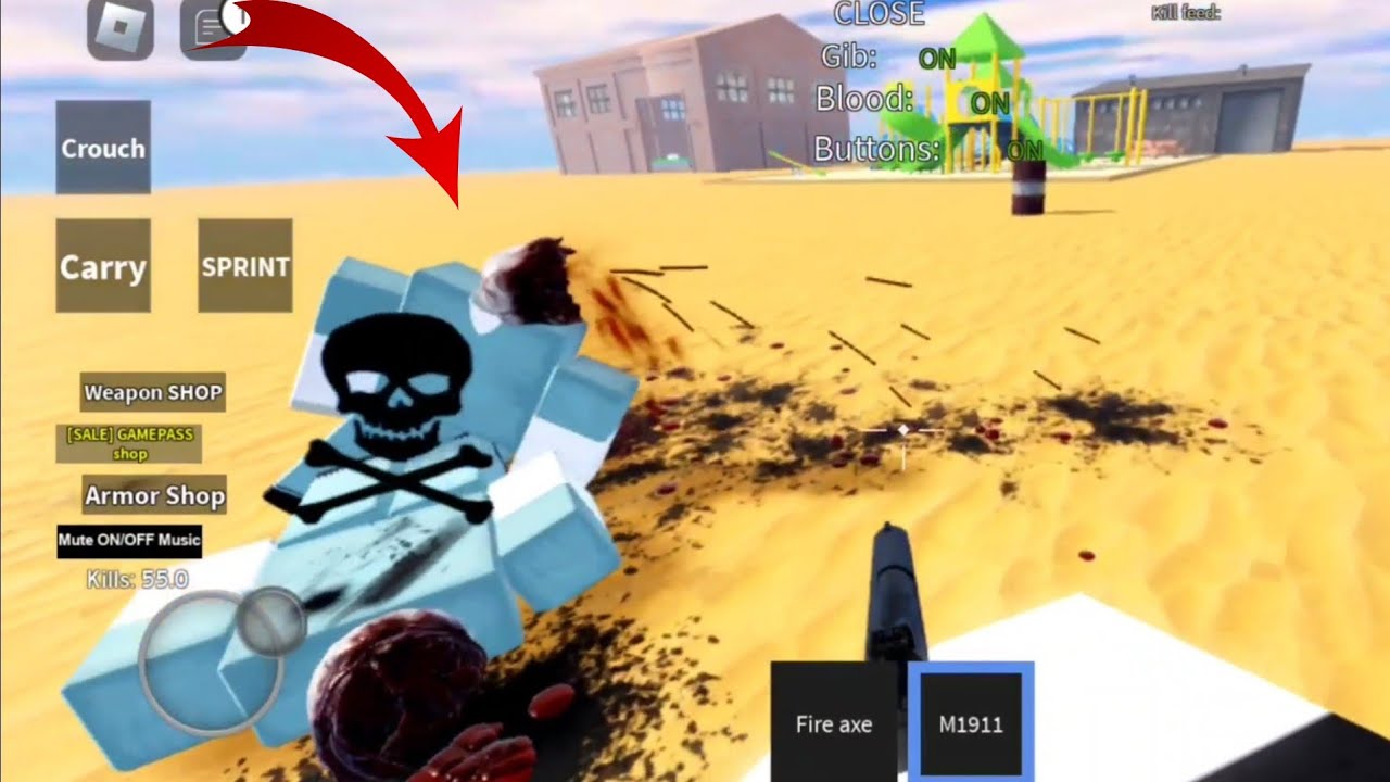 Roblox - Bloodstain | Gore demonstration | - YouTube