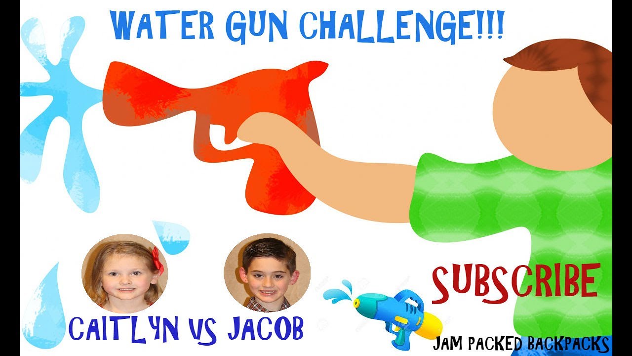 Water Gun Fun Challenge...Watch This - YouTube