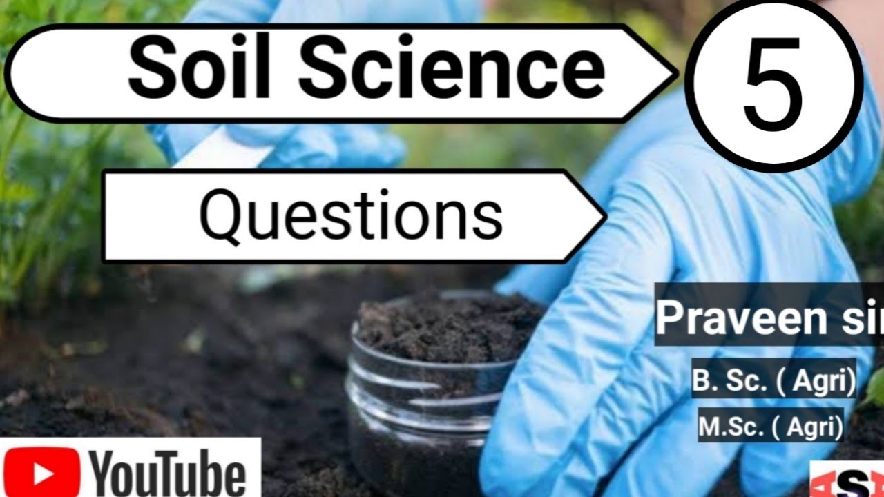 Important Questions soil science - YouTube