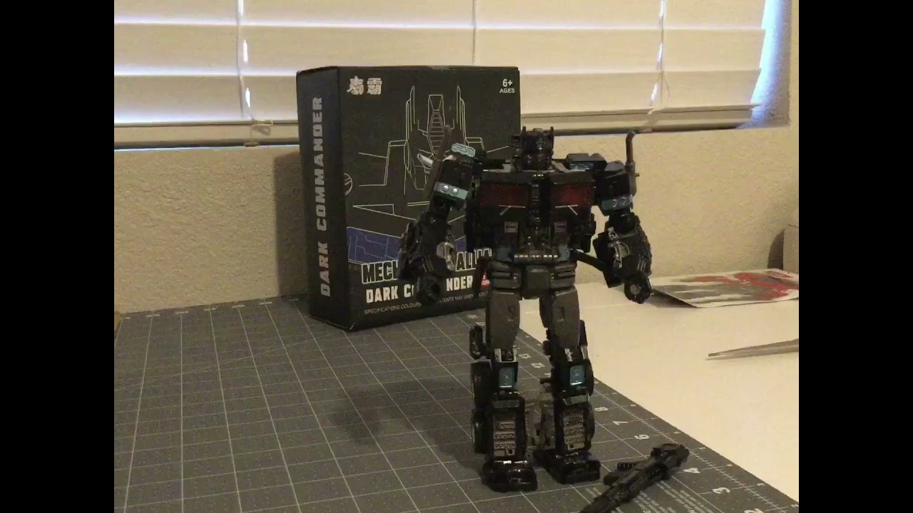 Transformers Optimus prime mechanical alliance dark Commander unboxing ...