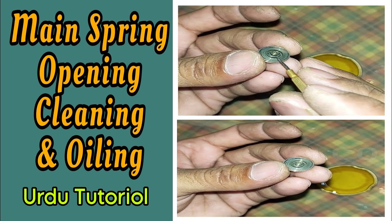 restoration mainspring of mechanical watch || Repair & Service - YouTube