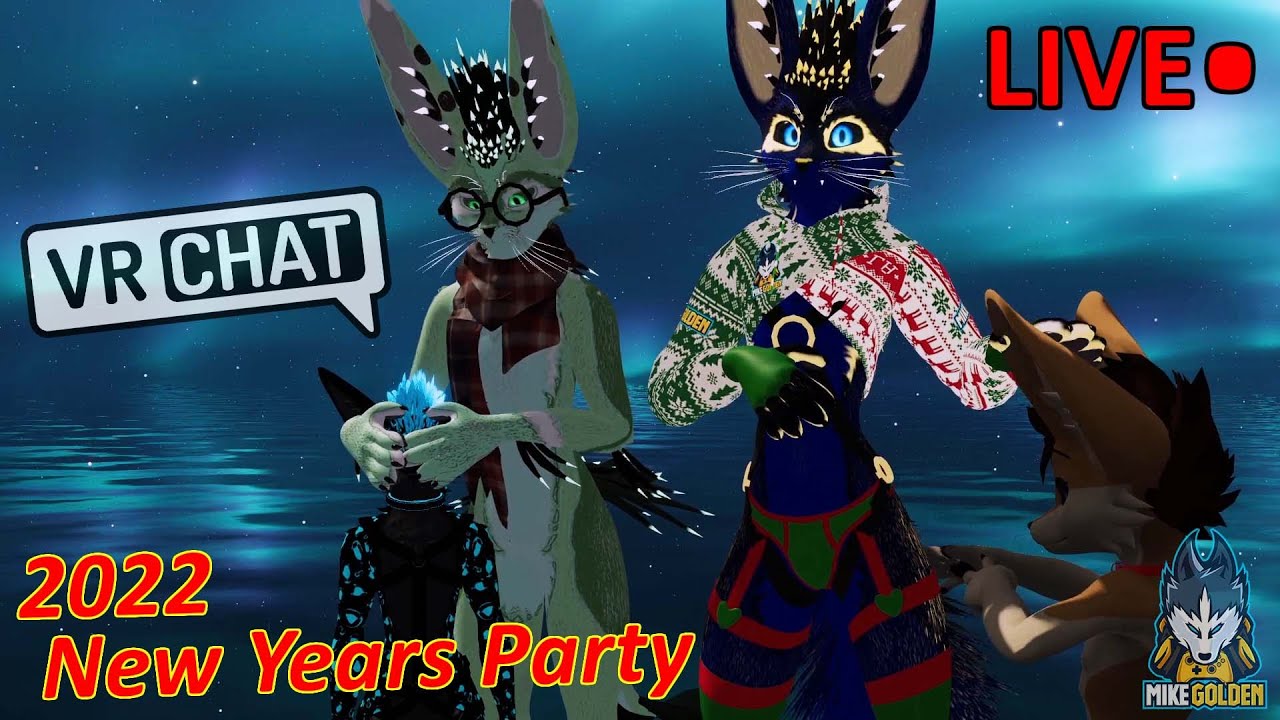Let's Party In VR - 2022 New Year's Party- | VRChat Livestream - YouTube