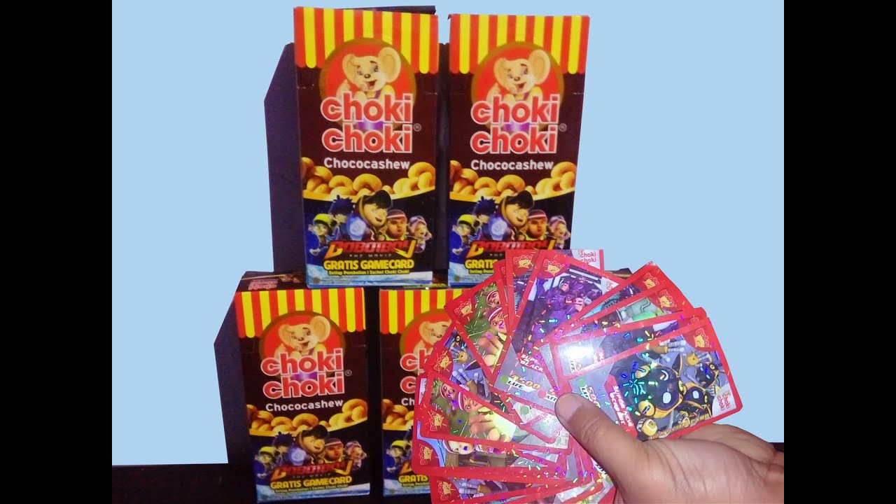 #11 Unboxing Choki Choki AR Card BOBOIBOY, 1 Box Isi kartu SUPER semua ...