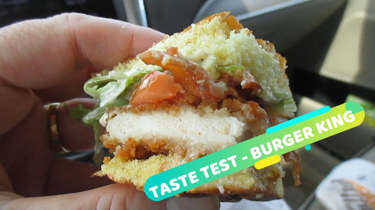 Taste Test - Burger King - YouTube