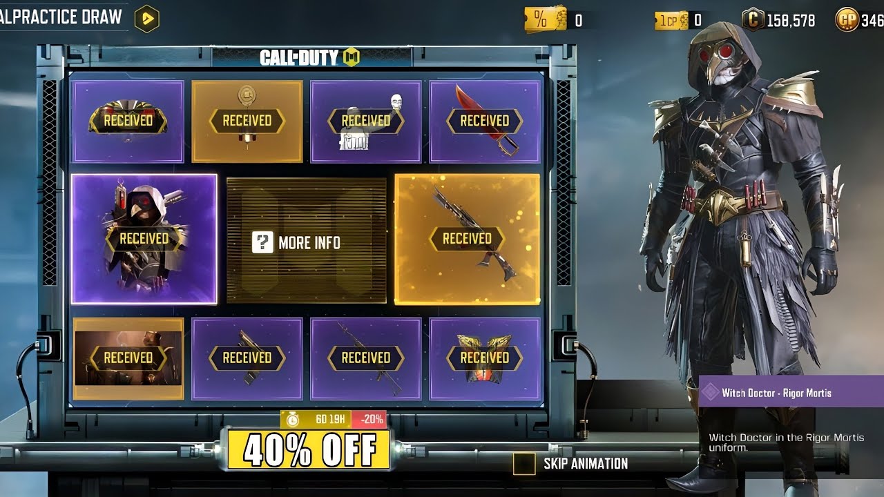 MEDIEVAL MALPRACTICE FULL DRAW CODM | LEGENDARY KN-44 DANCE OF DEATH ...