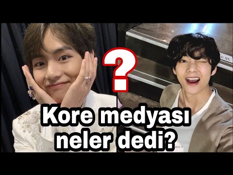 Taehyung hakkında Kore medyası makaleler yayınladı.