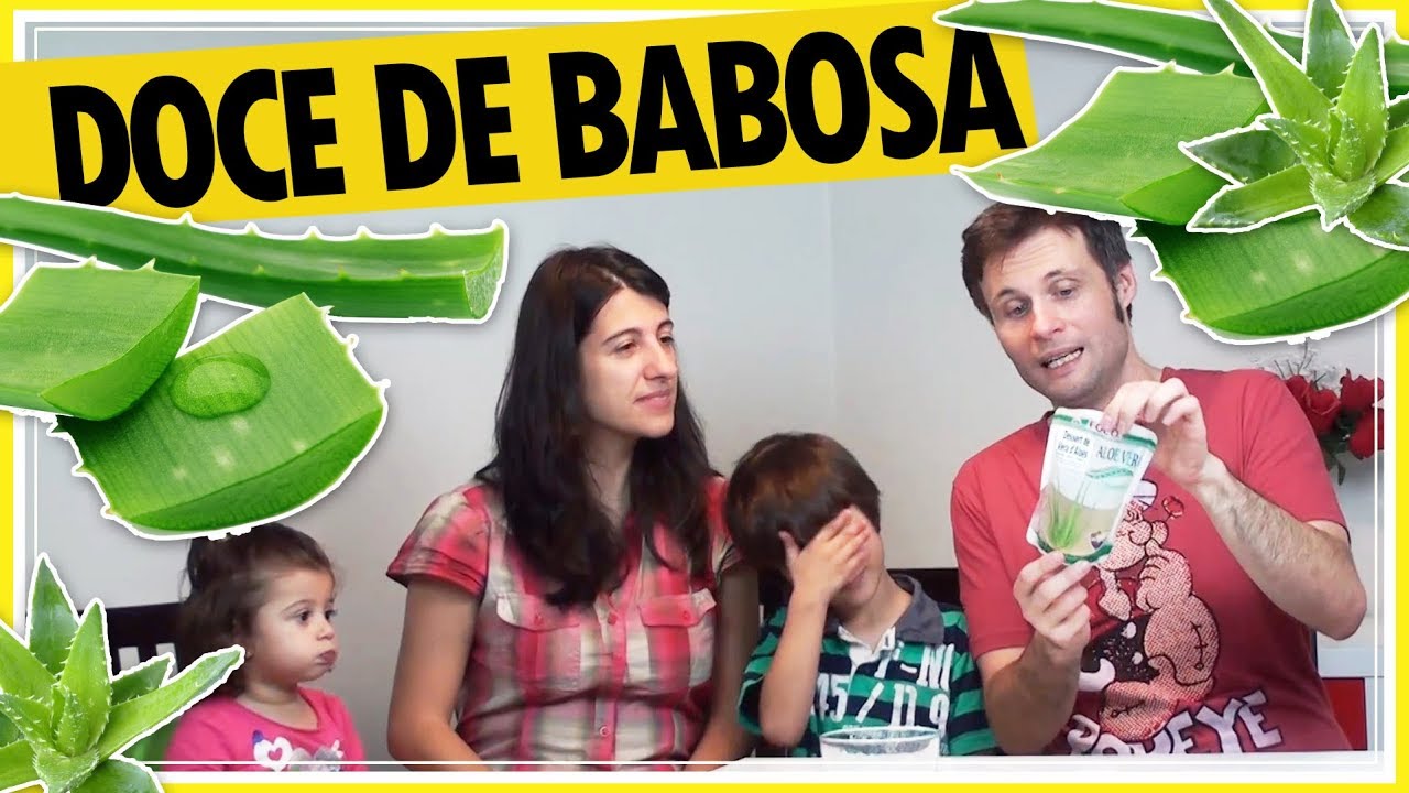 SOBREMESA DE BABOSA! Provamos um doce de Aloe Vera - Provando Comidas ...