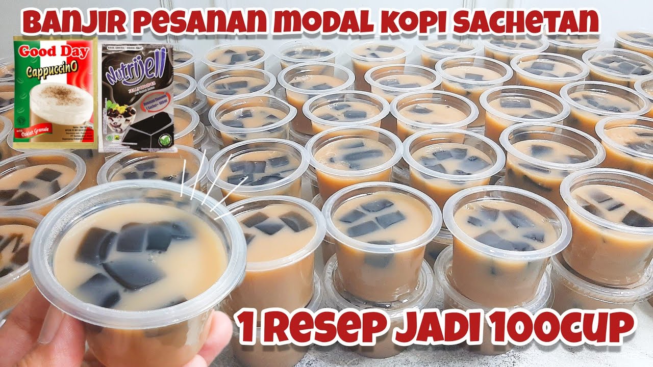 1 RESEP JADI 200RIBU ‼️CARI CUAN MODAL KOPI SACHETAN || PUDING ...