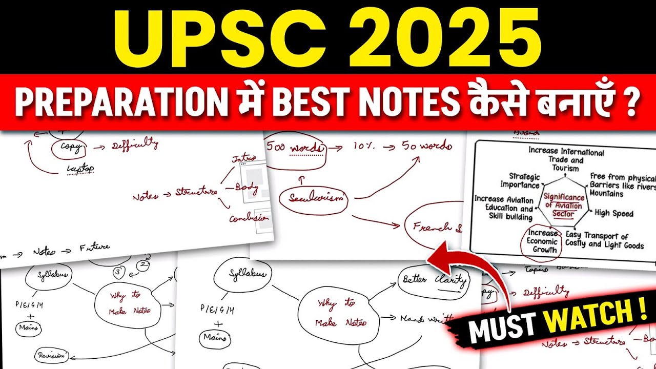 UPSC 2025 | How to Make the Best Notes for Preparation | PW OnlyIAS # ...