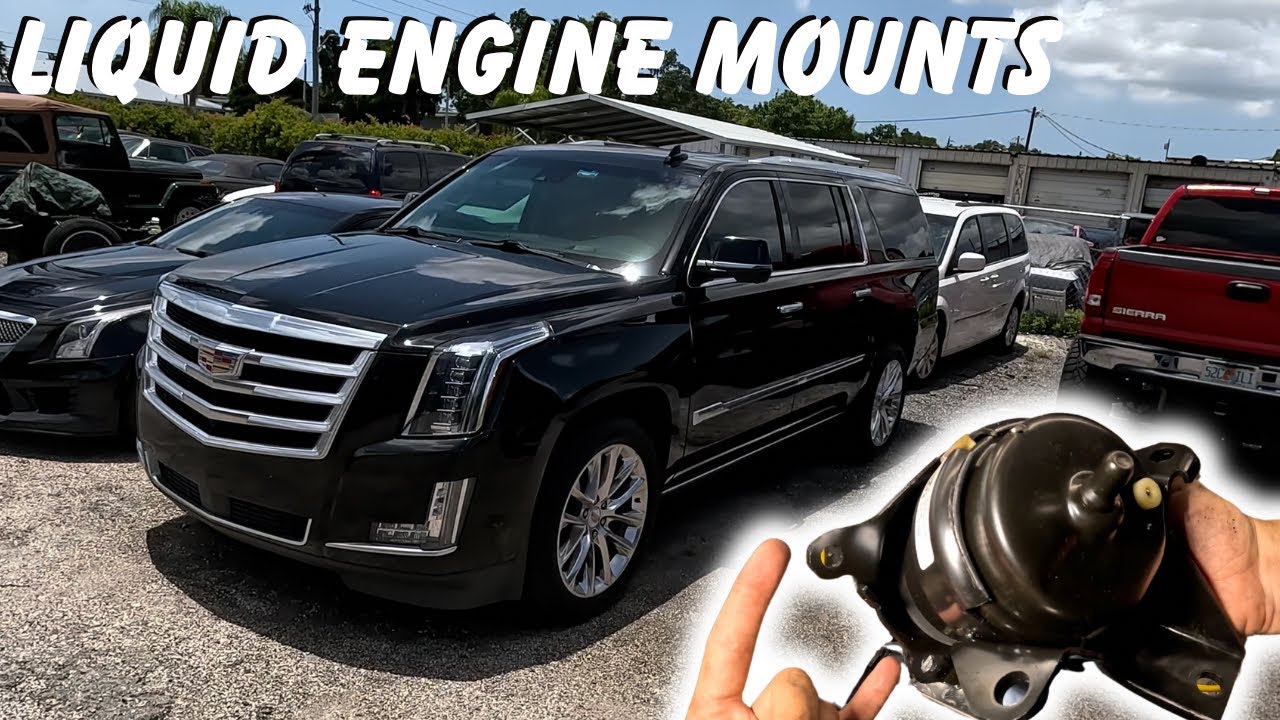 Liquid Engine Mounts (Let Loose) Cadillac Escalade ESV 6.2 - YouTube