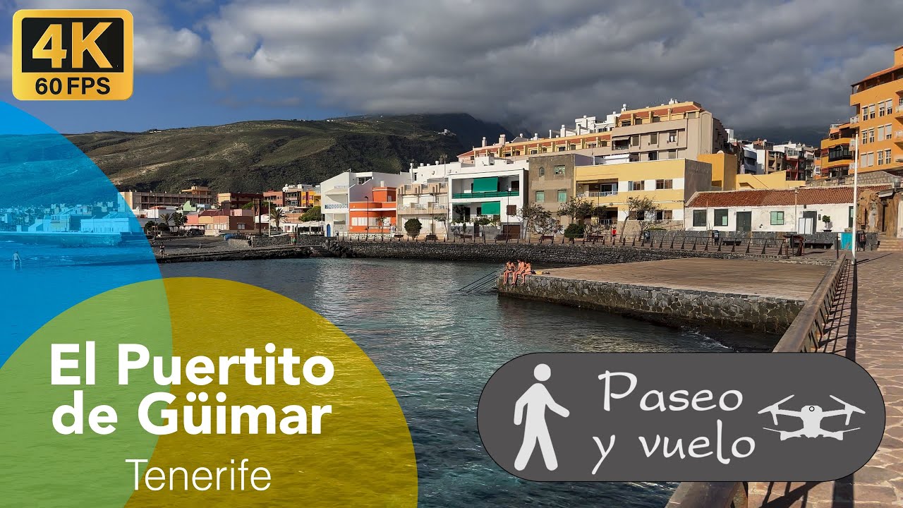 Tenerife - El Puertito de Güimar, un precioso pueblo turistico - 4K ...