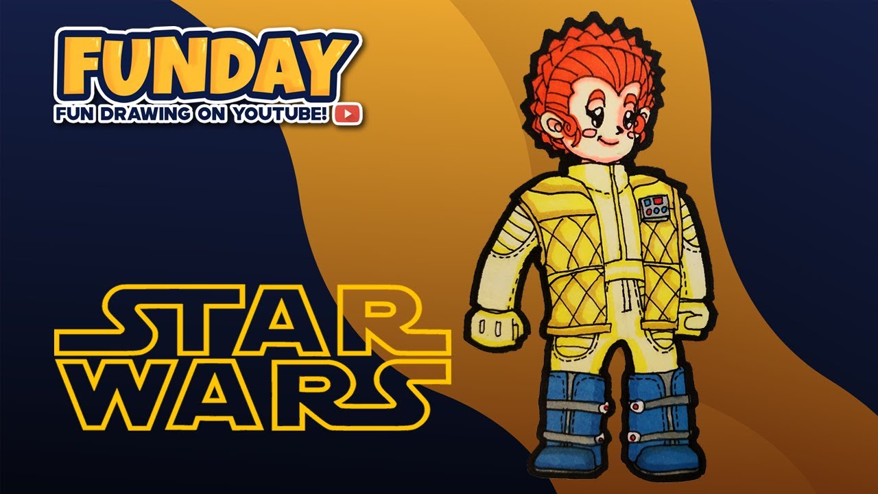 How to Draw PRINCESS LEIA! Star Wars! - YouTube