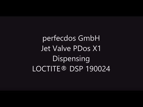 perfecdos - perfekt dosiert - dispensing Henkel Loctite UV DSP 190024 ...