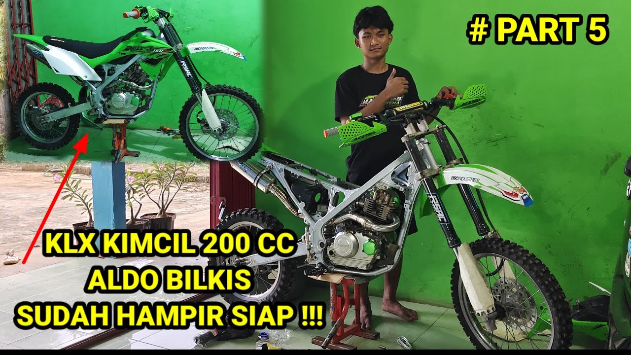 KLX Kimcil 200cc Aldo Bilkis Tinggal Pasang CDI - YouTube