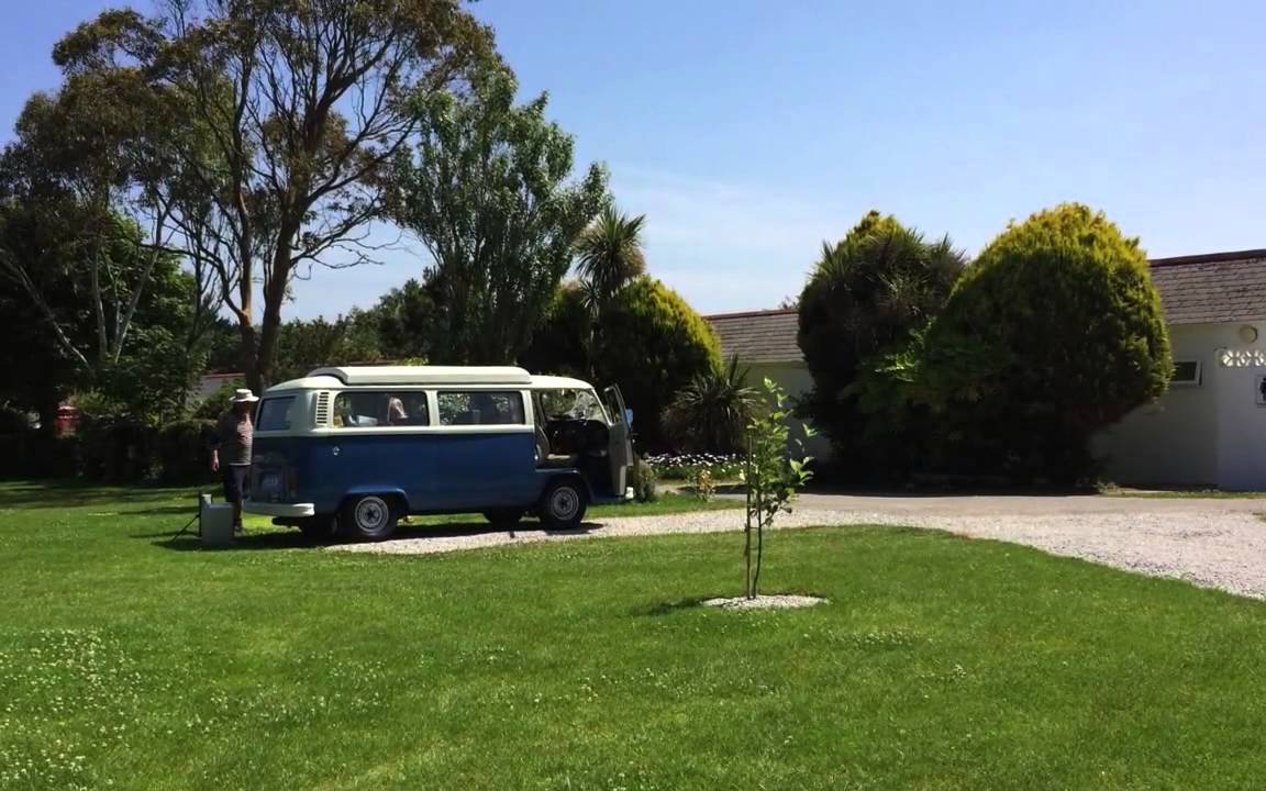 VW Campervan Aircooled at Cornish Campsite - YouTube