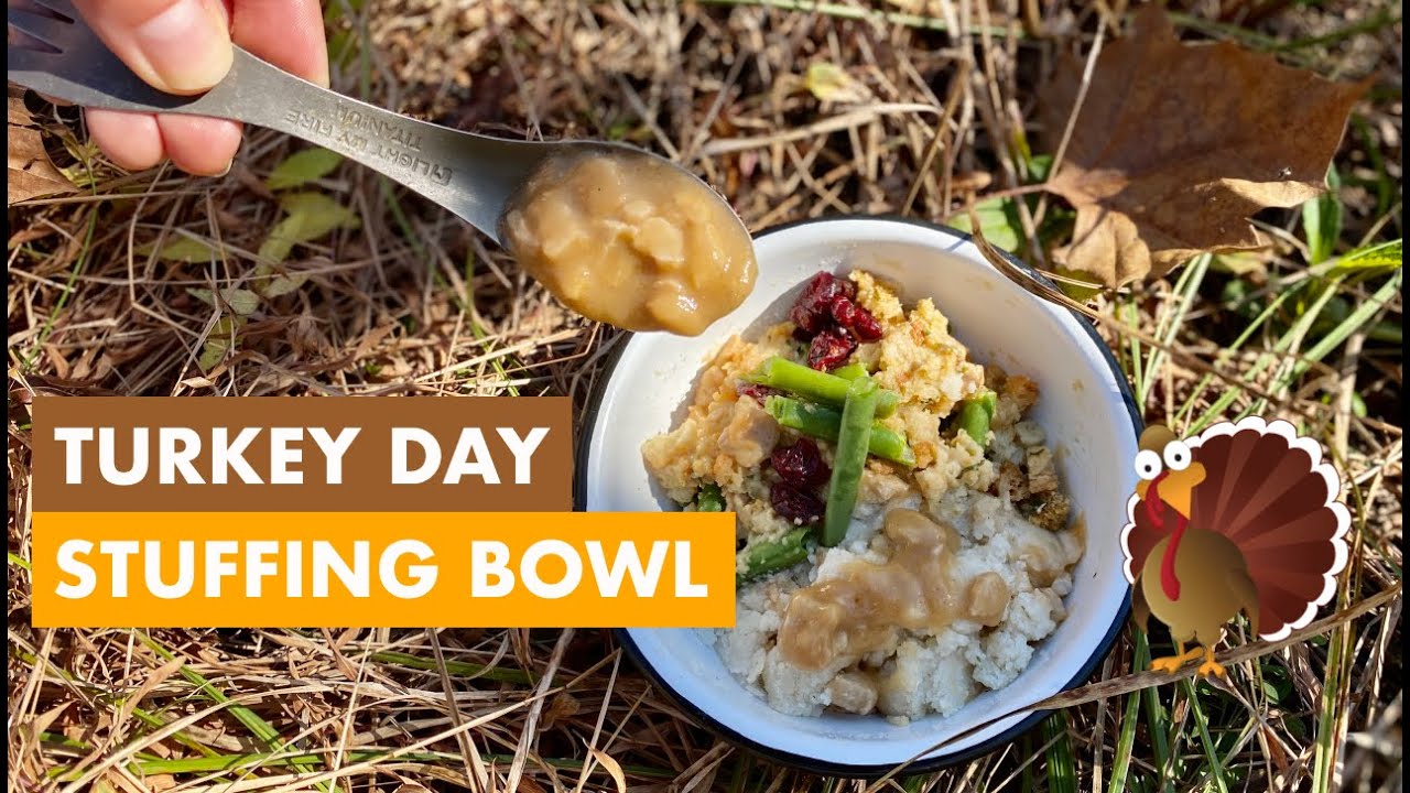 Turkey Day Stuffing Bowl | Easy Backpacking Recipe | Camping | Hiking ...