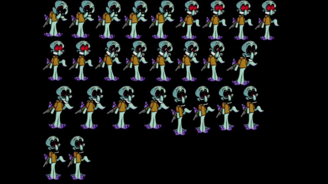 All Mistful Crimson Morning sprite sheets in one video - YouTube