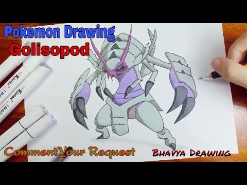 How to Draw Pokemon Drawing ! Golisopod. - YouTube