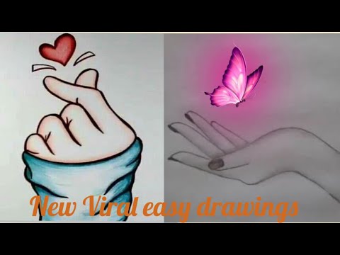 Trending easy drawing pictures - YouTube