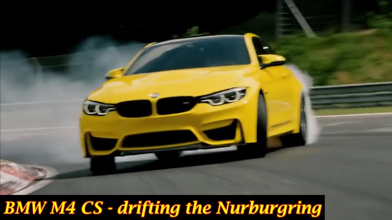 BMW M4 CS - Drifting the Nurburgring - YouTube