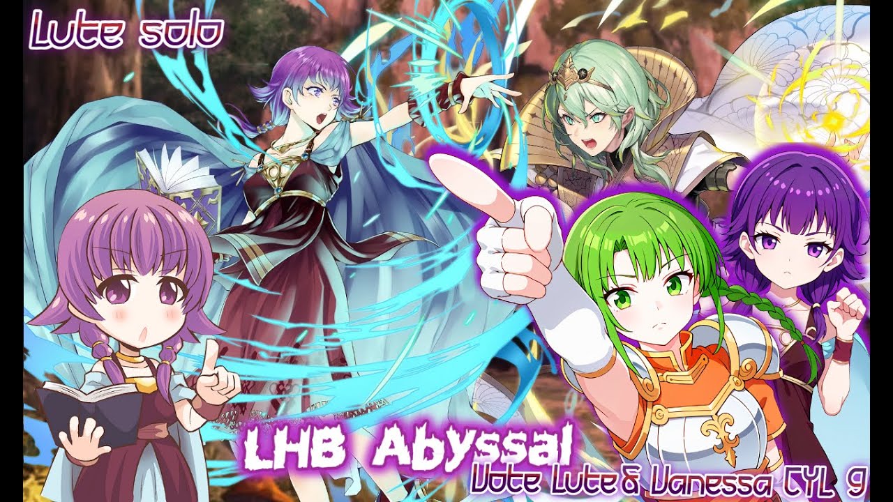 Lute True solo Abyssal legendary Byleth Limited hero battle - YouTube