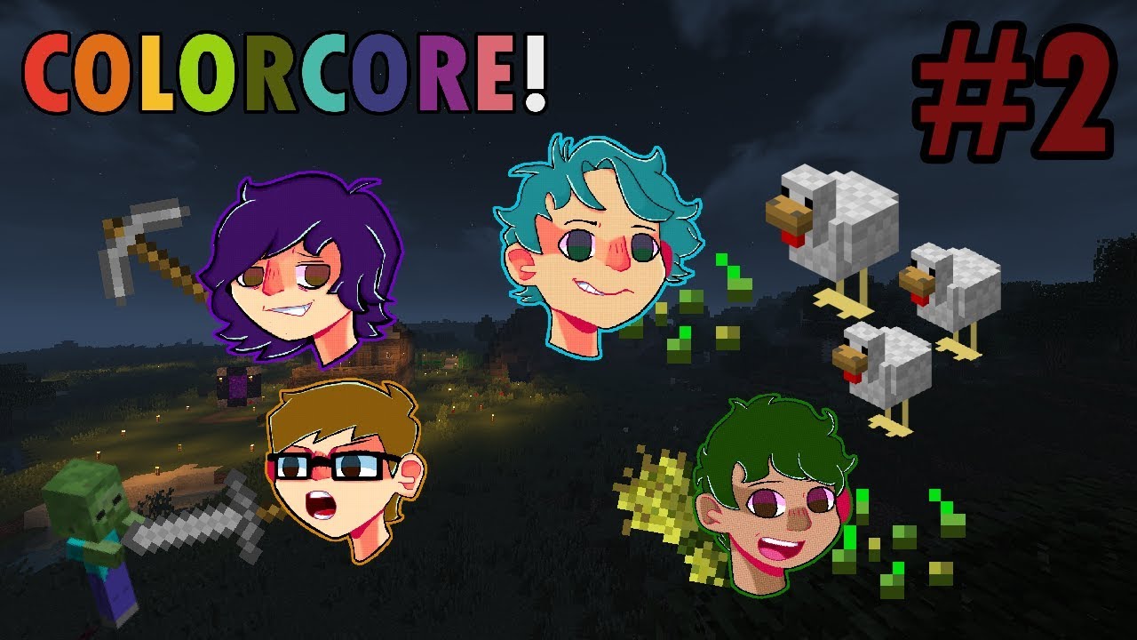 Minecraft COLORCORE! - Part 2 - EARLY SEPARATION?! - YouTube