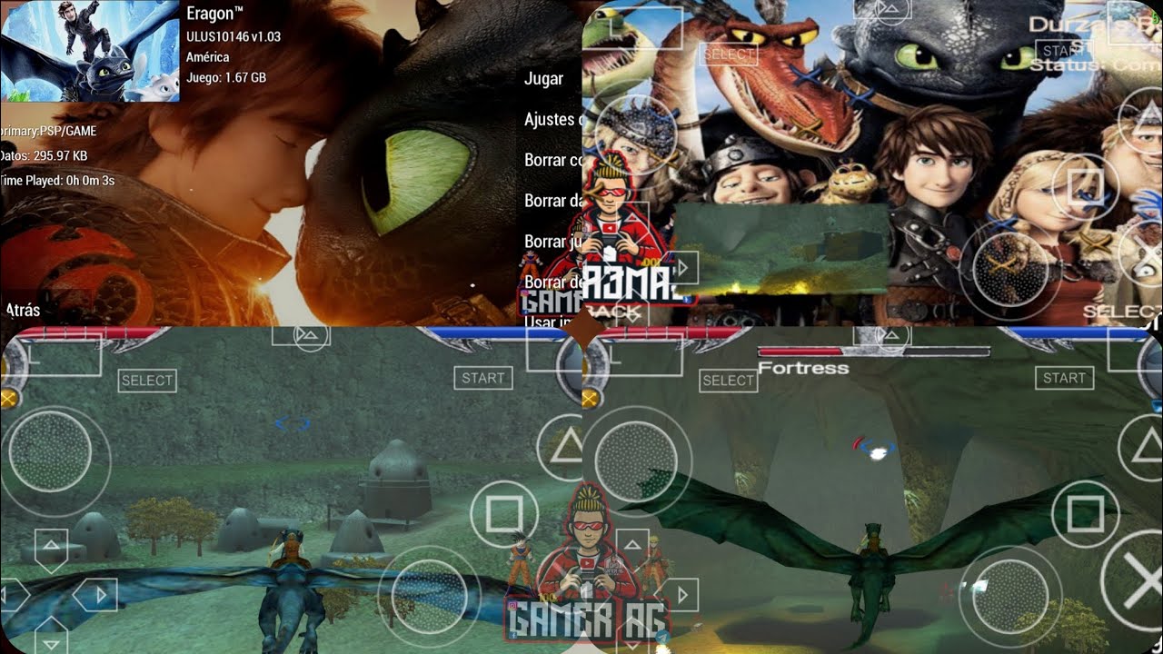 Como Treinar o Teu Dragão - (Mod Texturas para PPSSPP) - 2024 - YouTube