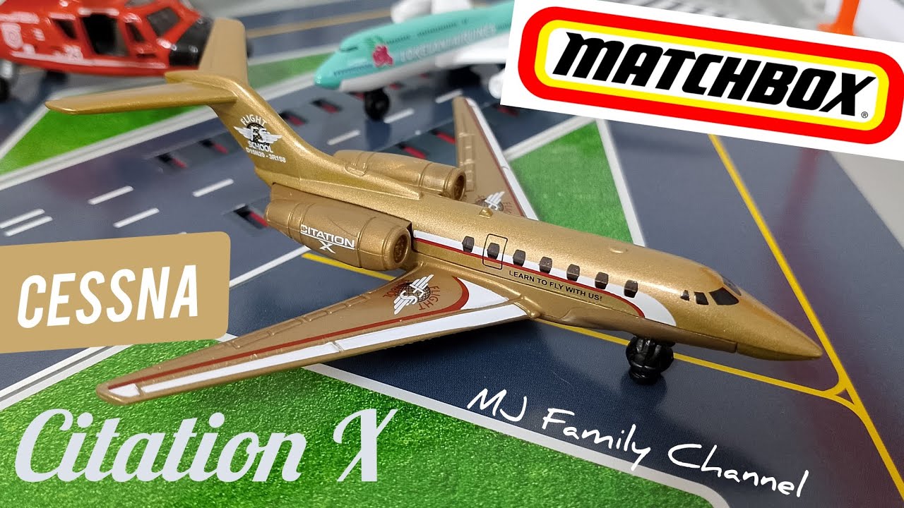 2025 Matchbox Sky Busters | Cessna Citation-X (Gold) Review - YouTube