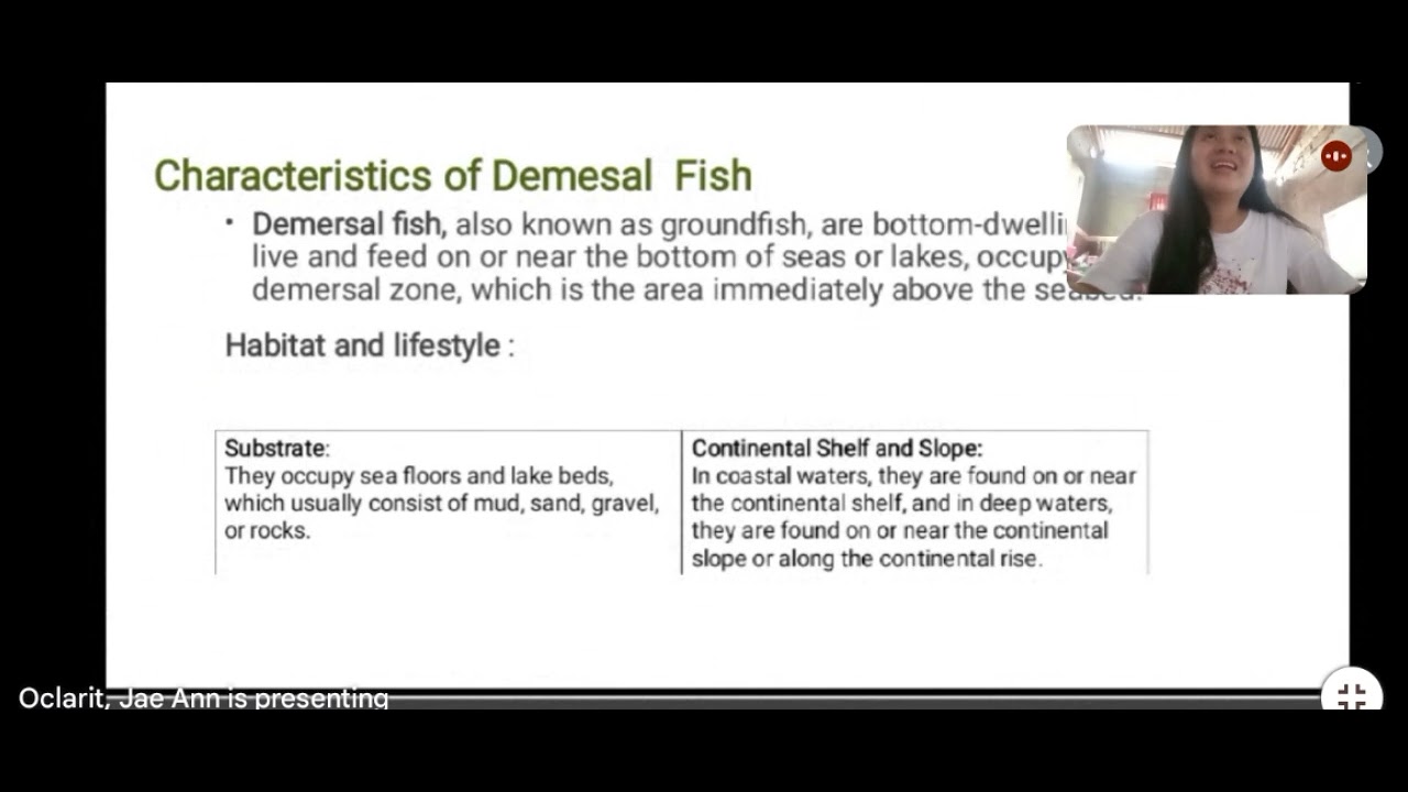 Characters of Pelagic Fishes, Demesal Fish And Other Exploited Fish ...