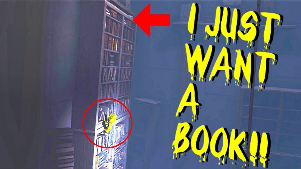 WEIRD LIBRARIAN WONT LET ME CHECK OUT A BOOK!! Little Nightmares Pt.4 ...