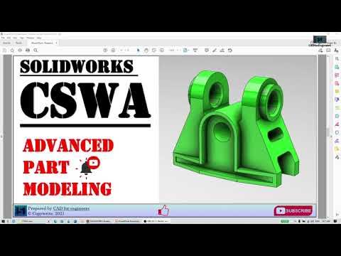 CSWA Advanced Part Modeling Full Exam Guide - YouTube