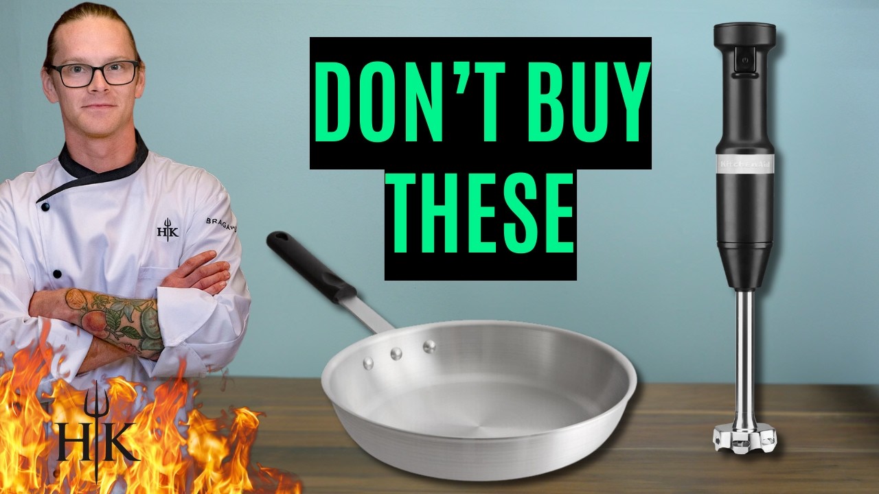 Hells Kitchen Chef Brandon's Most Used Kitchen Tools (Top 5) - YouTube