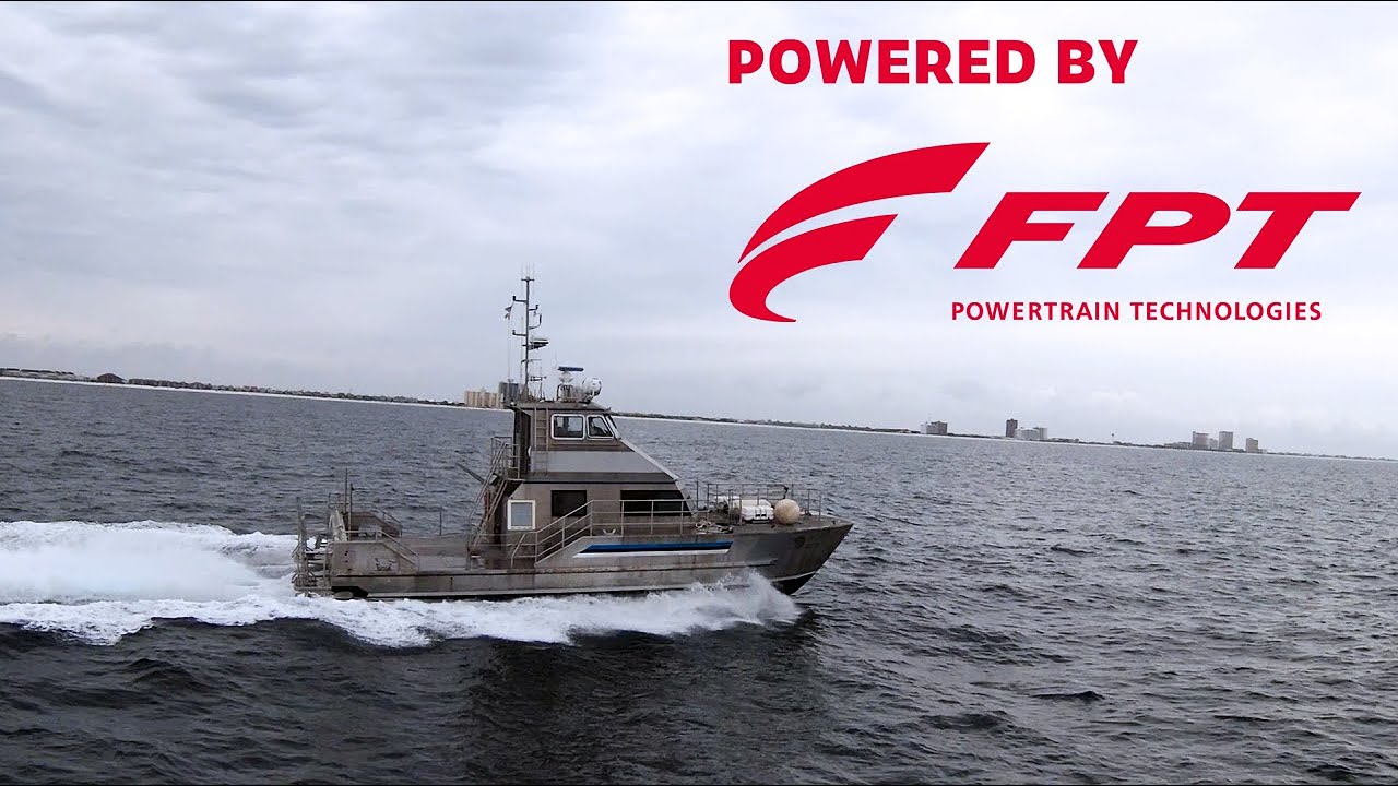 FPT repower of the Peter Gladding 53’ jet-drive aluminum catamaran ...