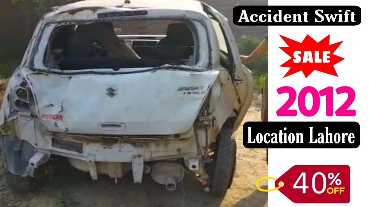 Suzuki Swift 1.3 Model 2012 Accident Condition Auction Car #C4Car - YouTube