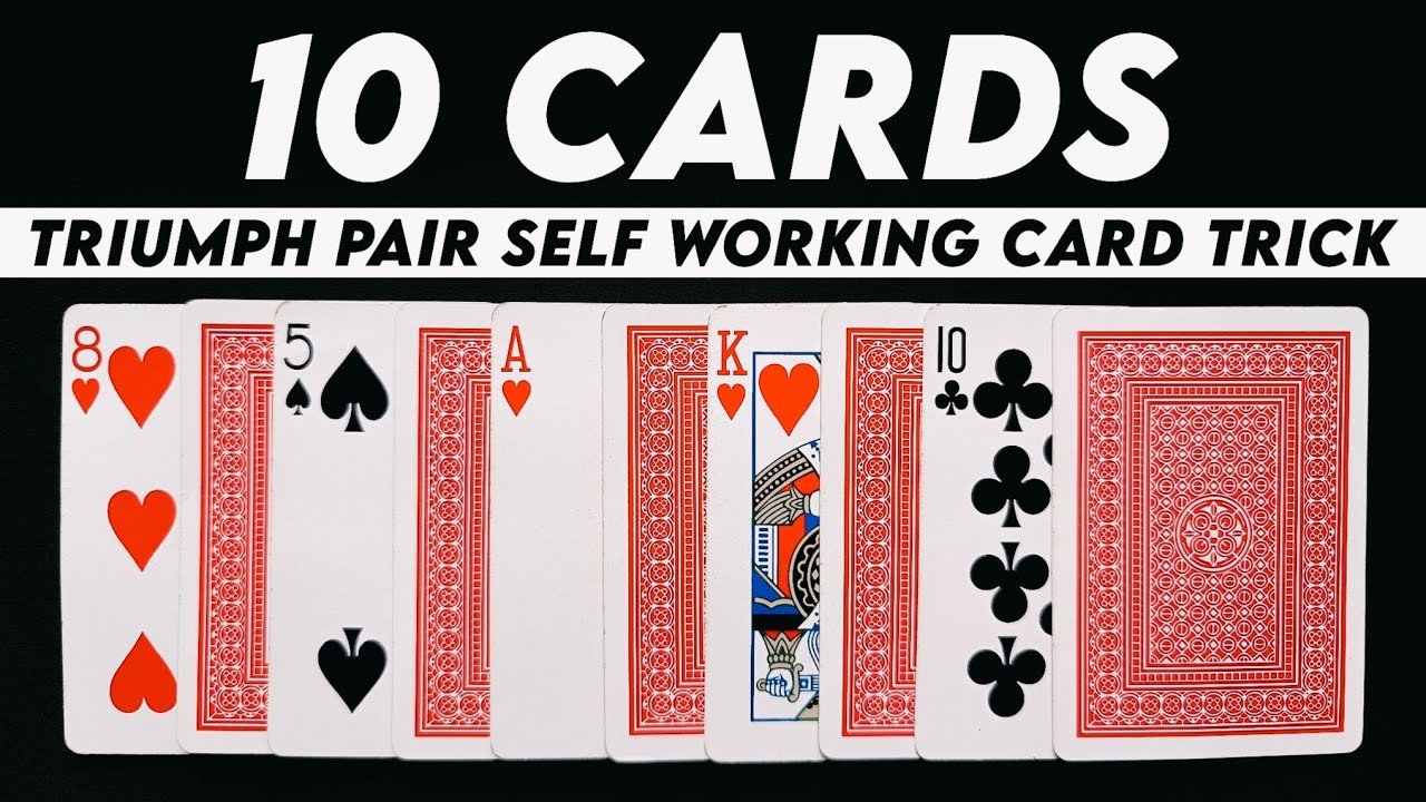 INSANE 10 CARDS SELF WORKING CARD TRICK REVEALED! - YouTube