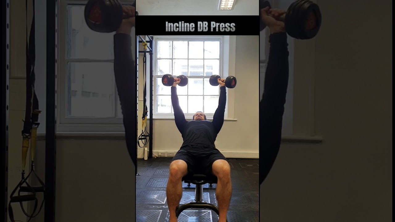 Incline DB Chest Press - YouTube