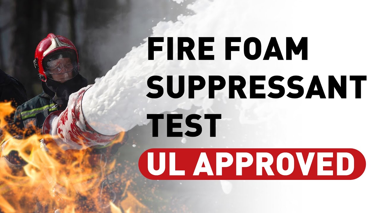 TELAH TERUJI! Fire Foam Suppression Test - Busa Pemadam Kebakaran - YouTube